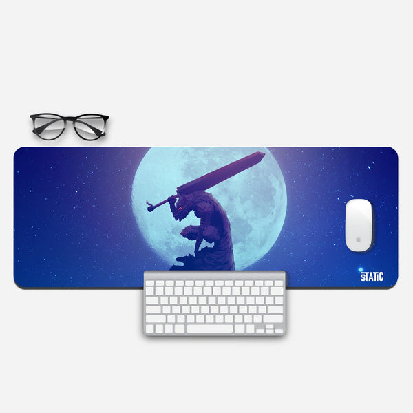 Guts Moon silhouette Berserk Extended Mouse Pad – The STATIC Store